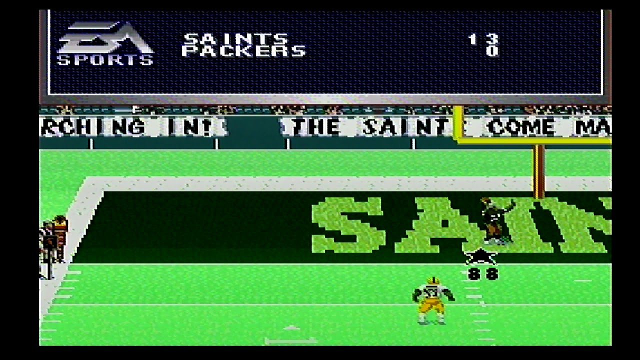 Madden NFL 98 (SNES) Longplay Saints vs Packers - YouTube