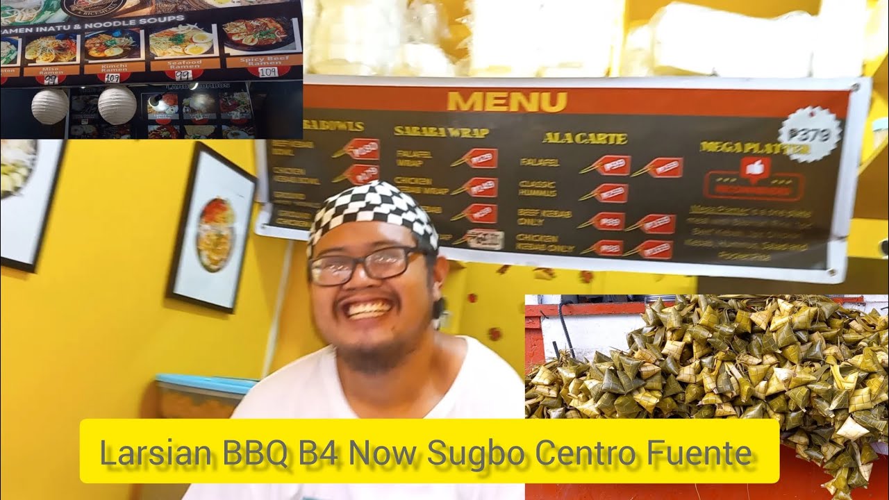 Larsian BBQ B4 now Sugbo Sentro Fuente Food Court (vlog #259) - YouTube