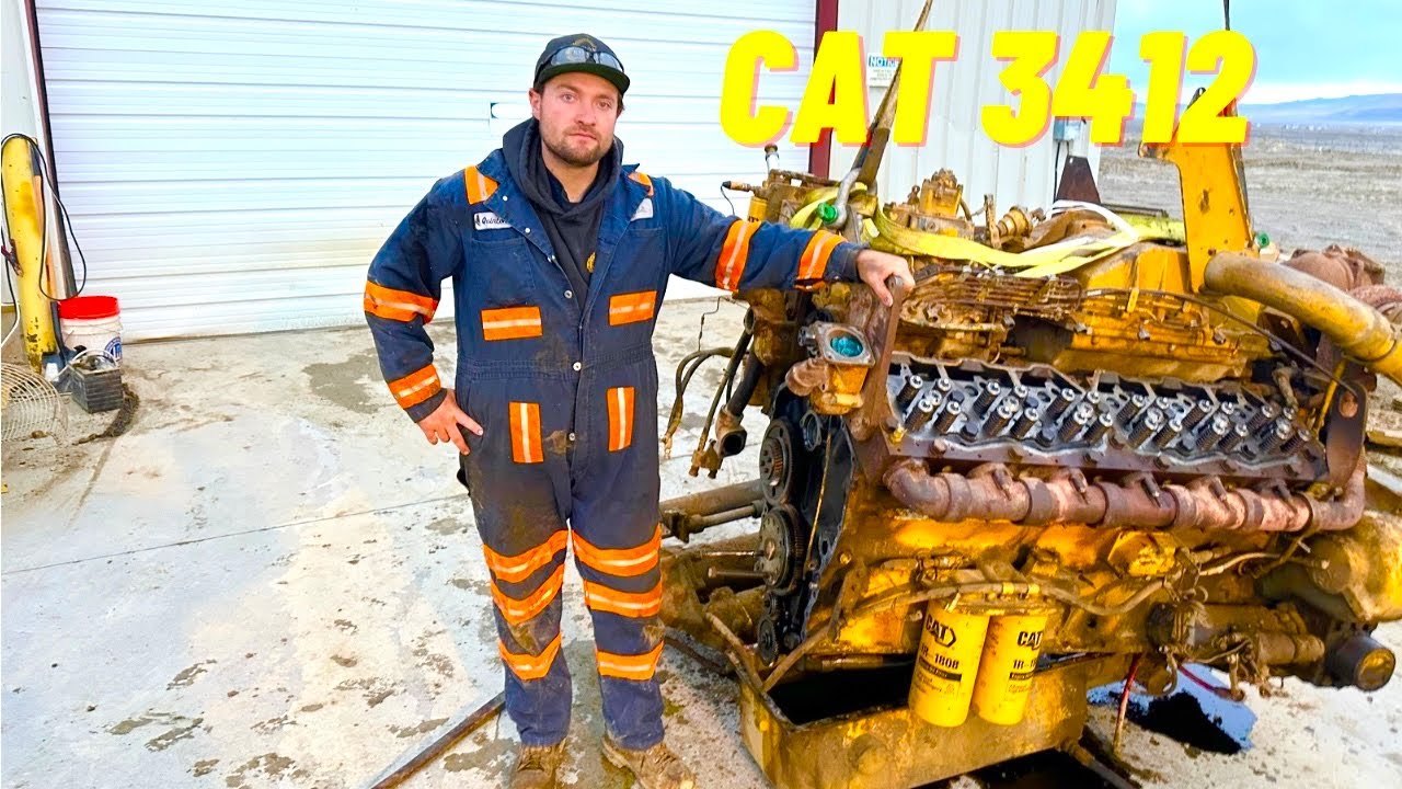 CATASTROPHIC ENGINE FAILURE DIAGNOSIS!? cat 773B 3412 - YouTube