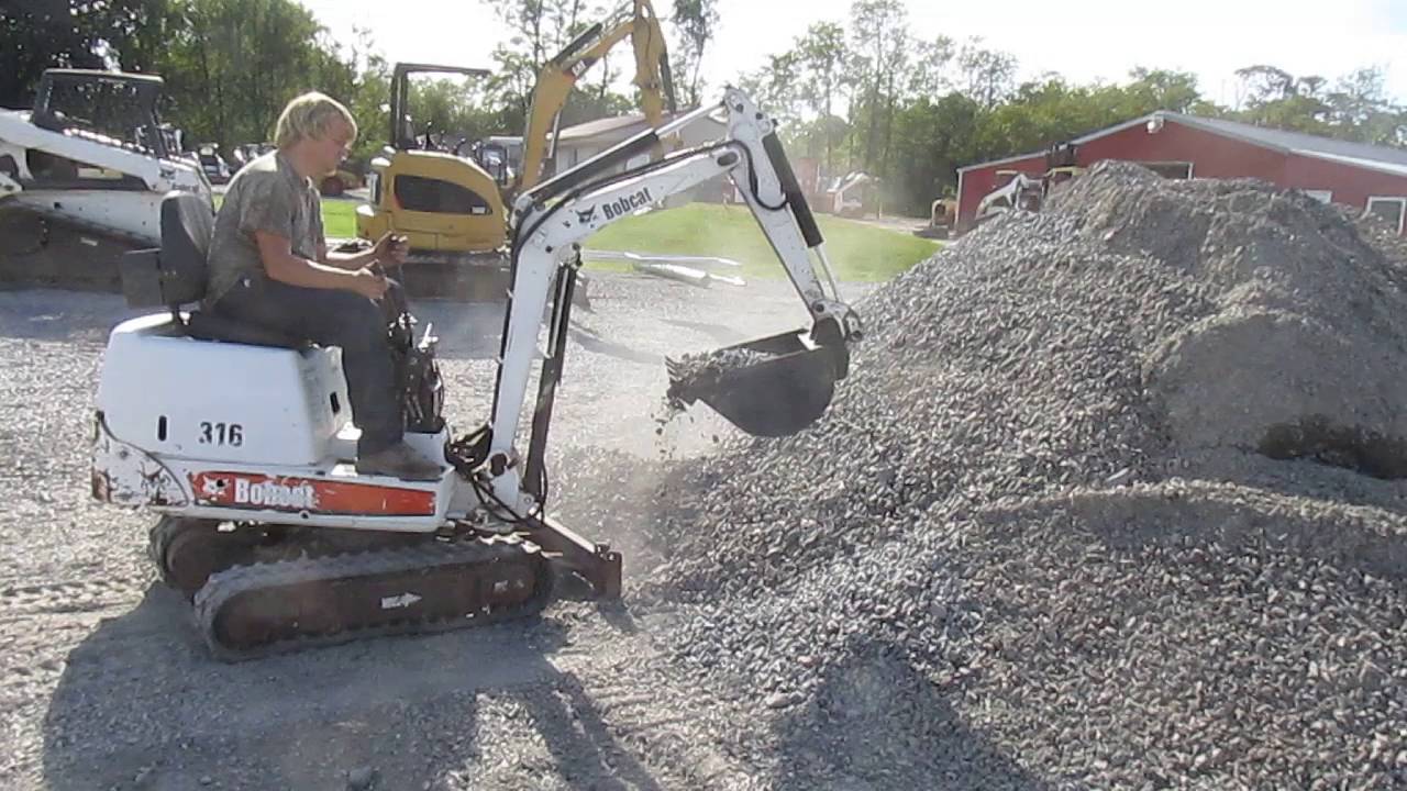 Bobcat 316 - YouTube