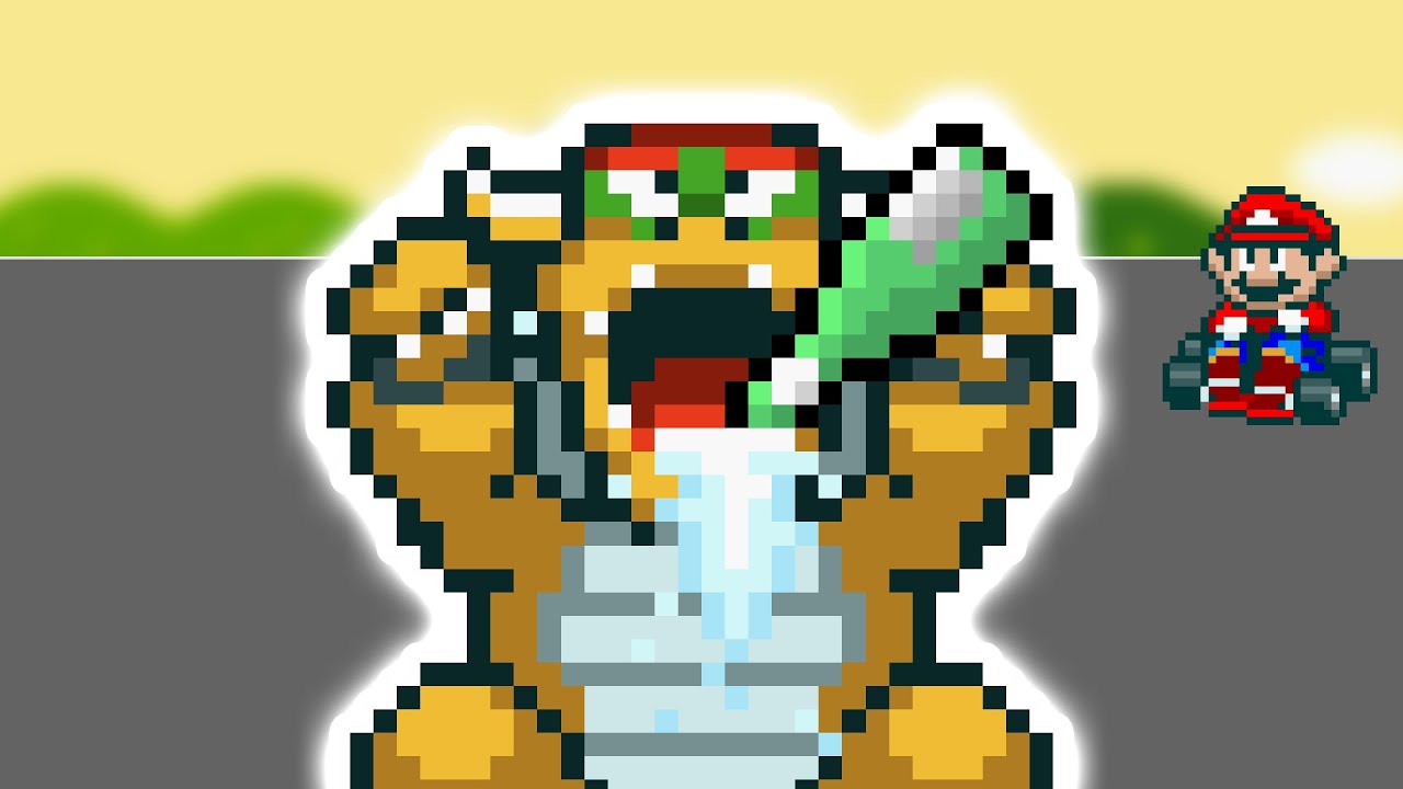 BOWSER DRINKING - YouTube