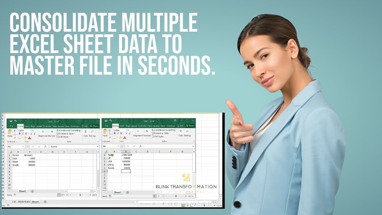 Copy Or Consolidate Data From Multiple Excel Files To Master File Vba