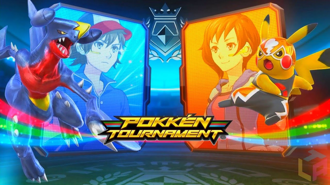 Pokkén Tournament - Garchomp vs Pikachu Libre - (WiiU) - GAMEPLAY - YouTube