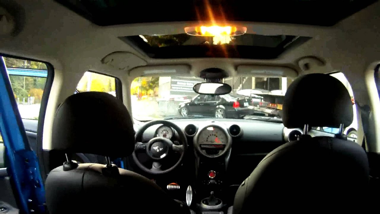 MINI Back Seats and Dual Pane Sunroof - YouTube