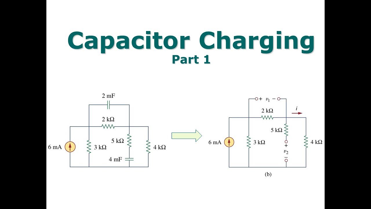 Demo: Capacitor charging - Part 1 - YouTube