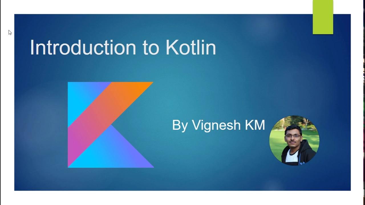 Android Tutorial (Kotlin) - 01 - kotlin introduction - YouTube