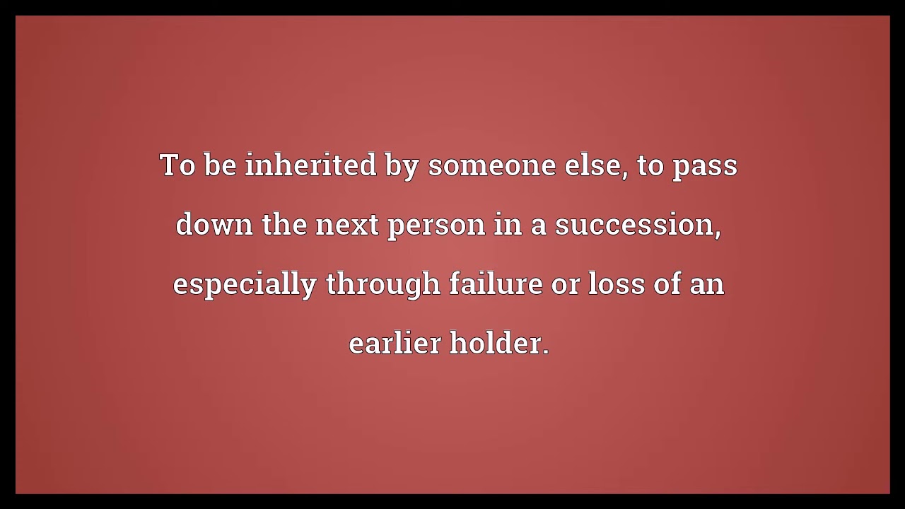 Devolve Meaning - YouTube