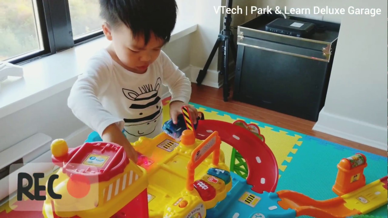 VTech Park & Learn Deluxe Garage for toddlers - YouTube