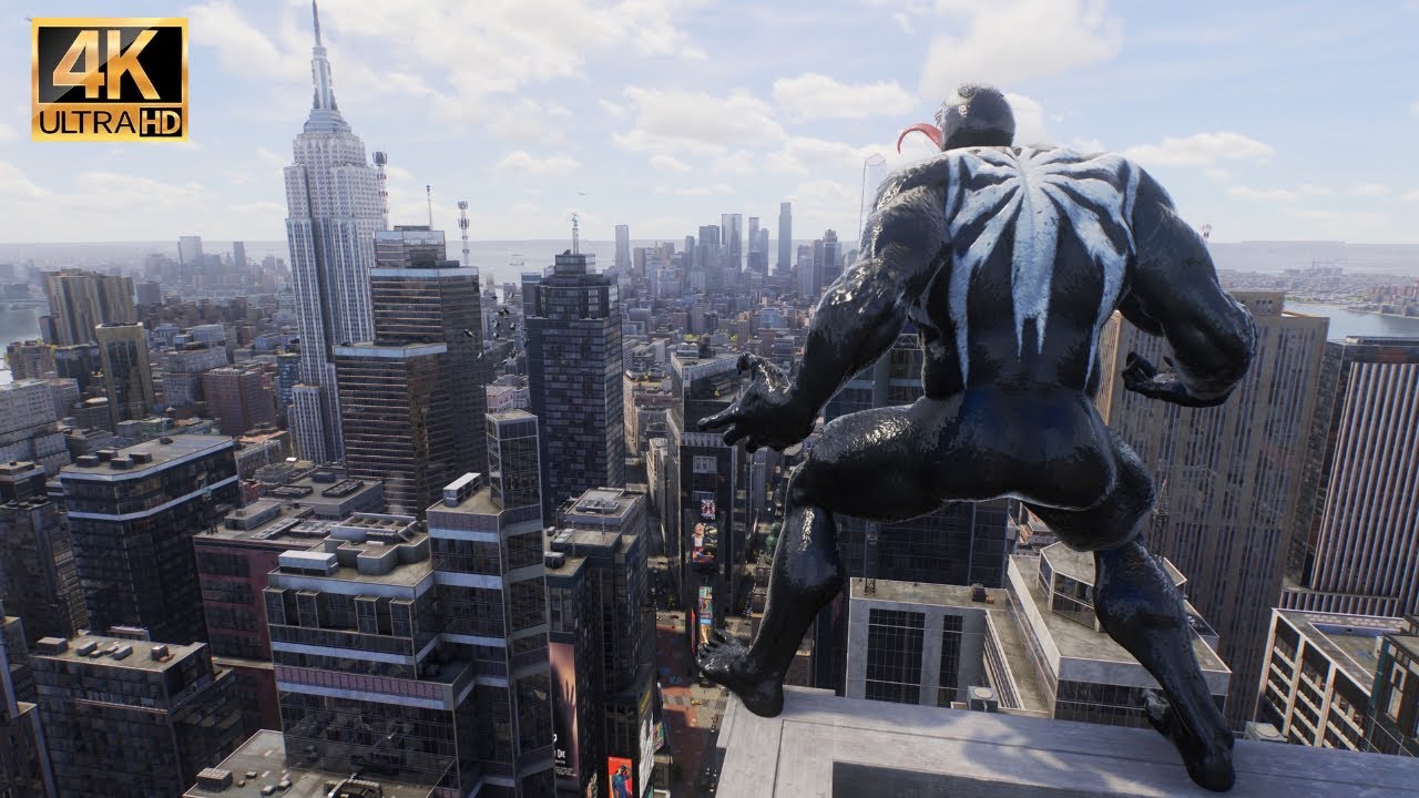 Venom PS5 Pro Free Roam Gameplay - Marvel’s Spider-Man 2 (4K60FPS Pro ...