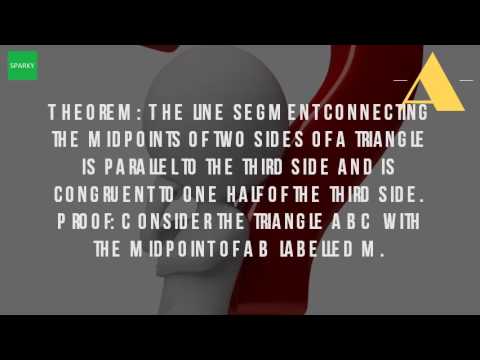 What Is The Definition Of Midpoint Theorem? - YouTube