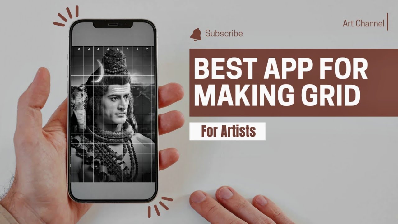 Best App for making Grid for Artists 😱 | Bholenath Drawing 🙏| Mahashivratri #viral #bholenath ...