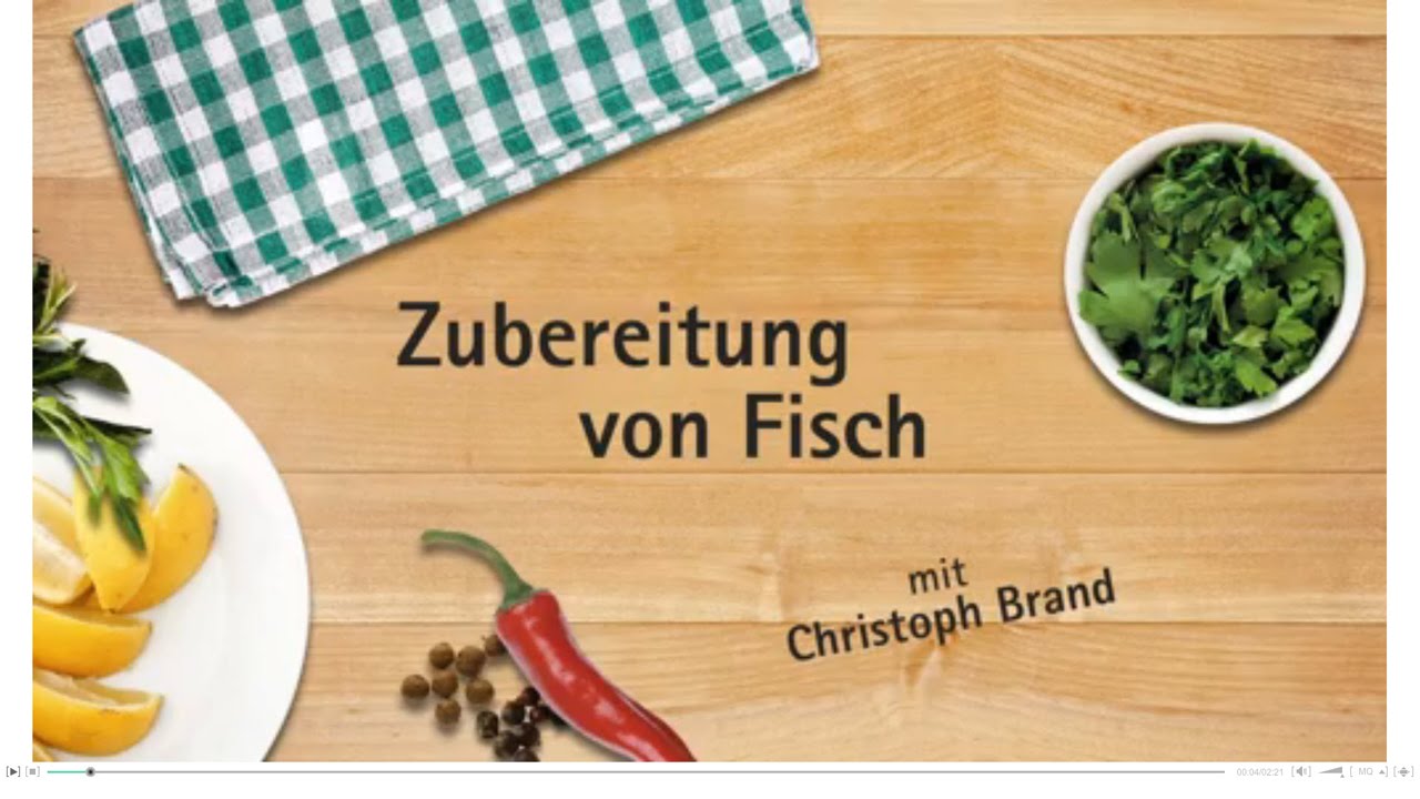 Zubereitung von Fisch - B. Braun - YouTube