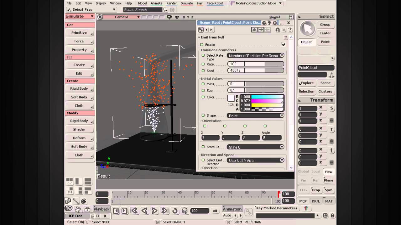 Getting Started with ICE in Softimage Tutorial 8 - YouTube