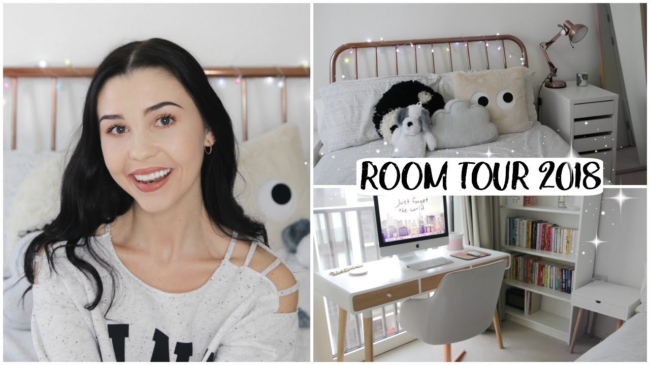 ROOM TOUR 2018 - TUMBLR & PINTEREST INSPIRED - YouTube