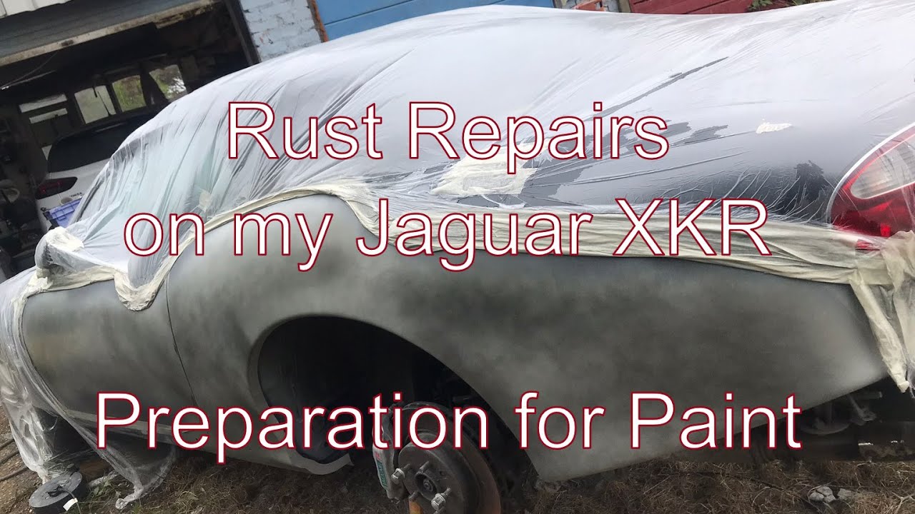 Rust Repairs on my Jaguar XKR - Body Preparation - YouTube