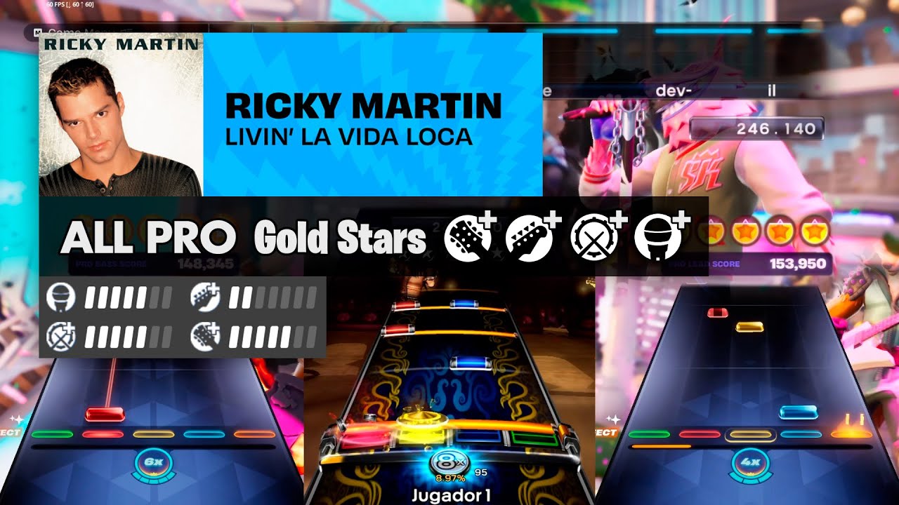 "Livin' La Vida Loca" - Ricky Martin | Expert All Pro Instruments* Gold ...