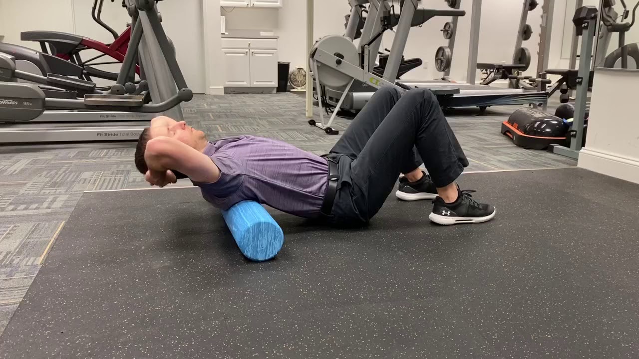 Foam Roller Thoracic Extension - YouTube