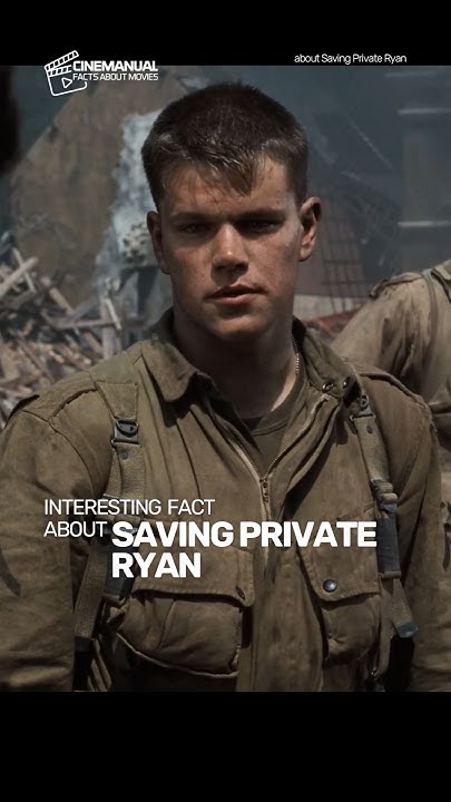 Interesting fact about Saving Private Ryan #moviescenes #shortsvideo # ...