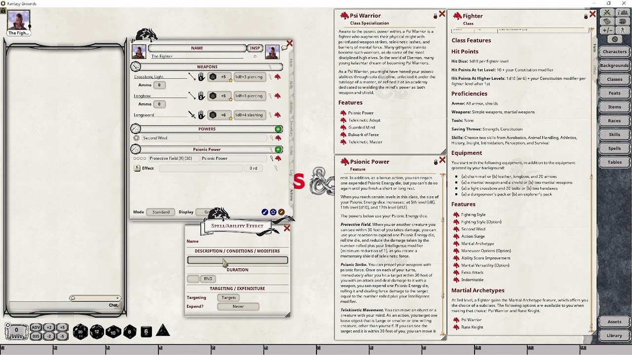 Fantasy Grounds Unity - Tasha's Cauldron of Everything - Fighter Class ...