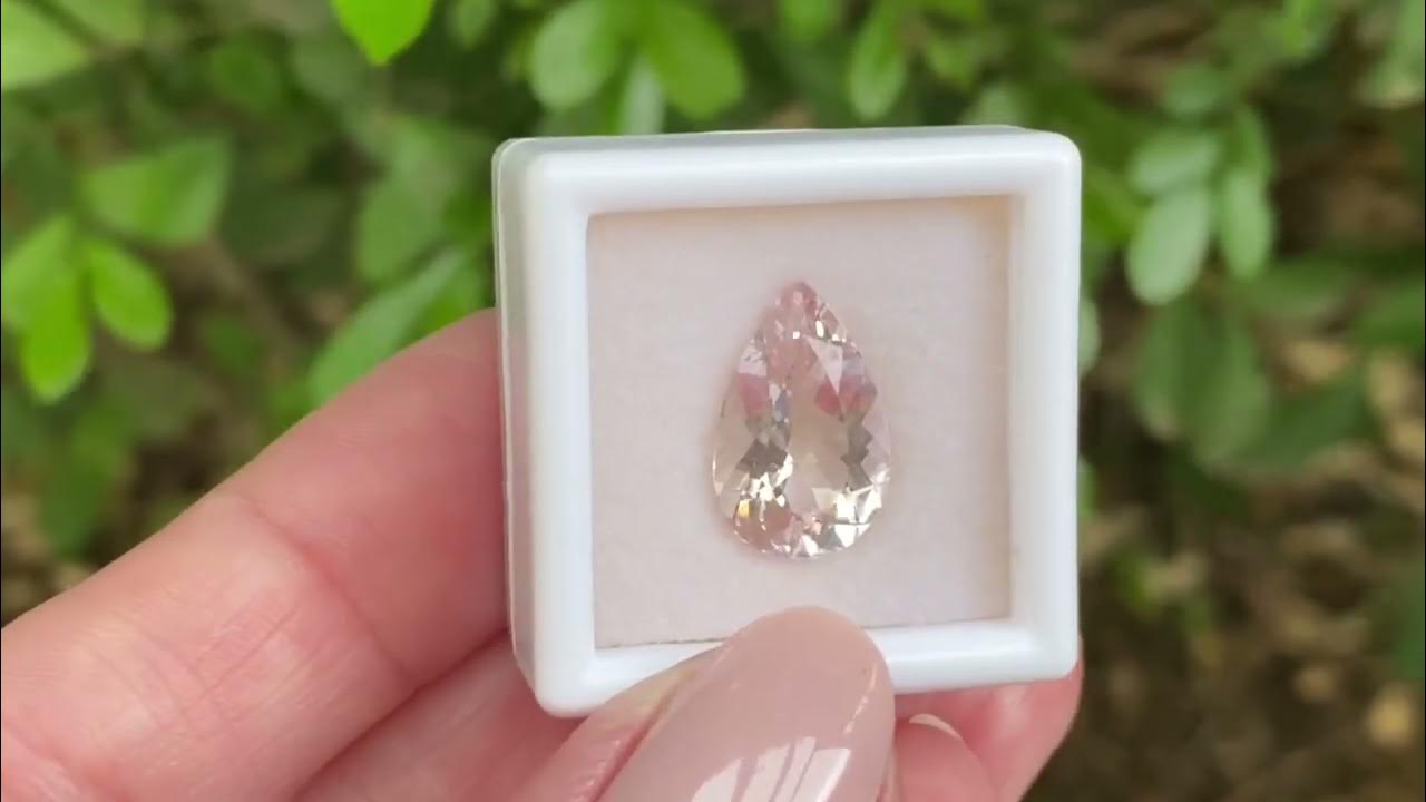 Morganita 4,36ct | 14,69x9,54mm - YouTube