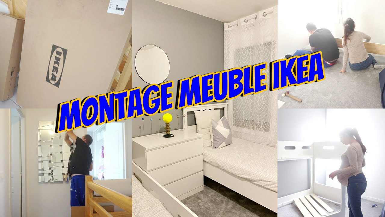 MONTAGE MEUBLES IKEA ET INSTALLATION NOUVELLE DÉCO !!! - YouTube