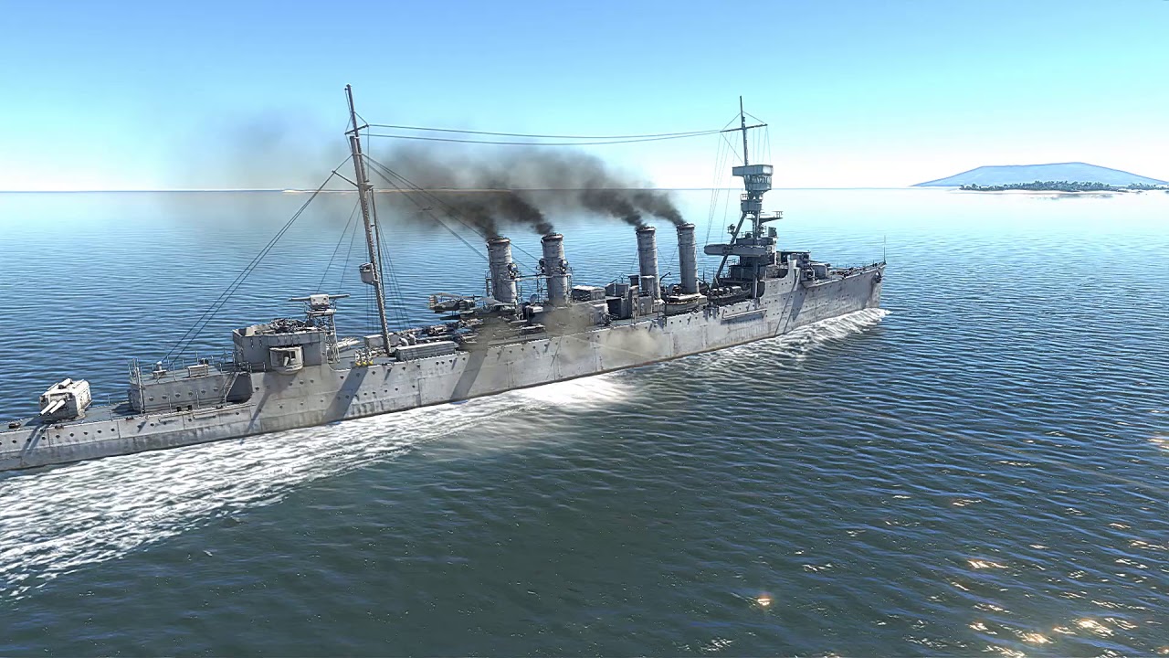 What I am grinding USN Omaha class, USS Trenton (CL-11) - YouTube
