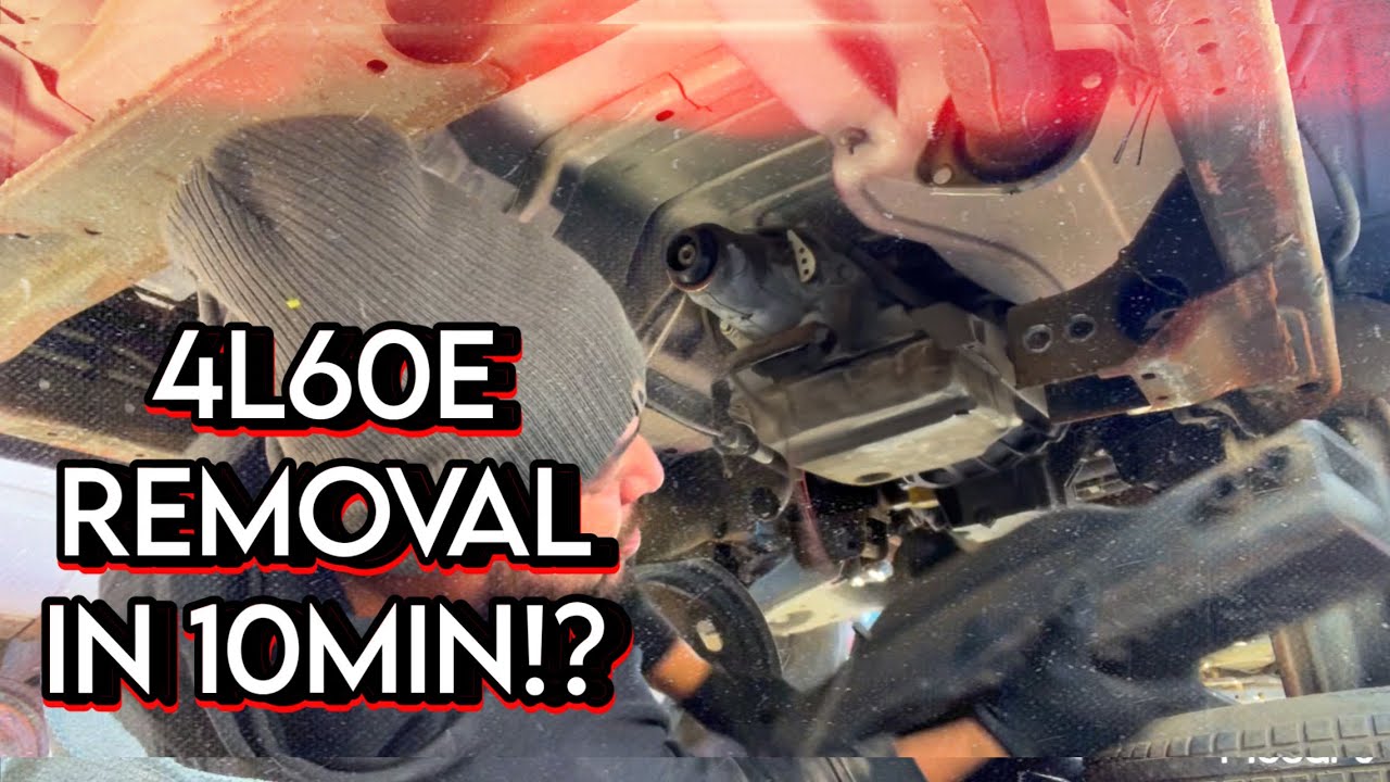 2005 Chevy Silverado 2WD 4L60E Transmission Removal (Junkyard Find ...