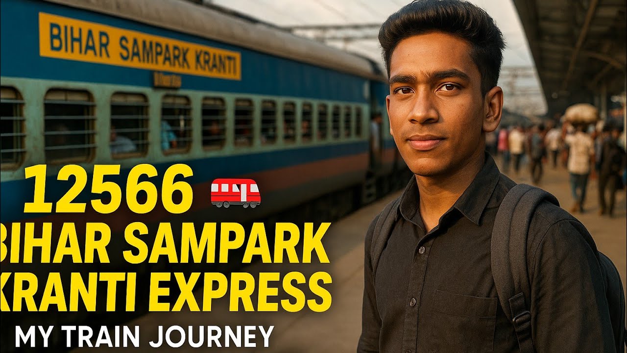 Bihar Sampark Kranti Express 12566 Train Journey #youtube ...