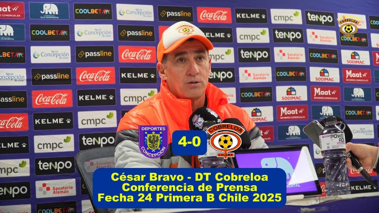 Primera B Chile 2025: César Bravo analiza la dura derrota de Cobreloa ...