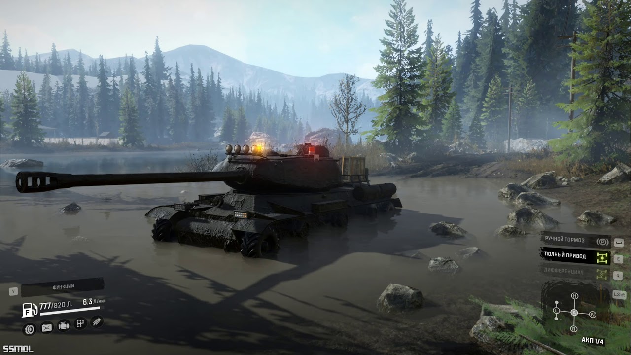 SnowRunner mods IS-2 Tank - YouTube