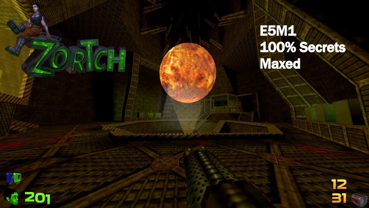 Zortch - E5M1 (Maxed, 100% Secrets) - YouTube