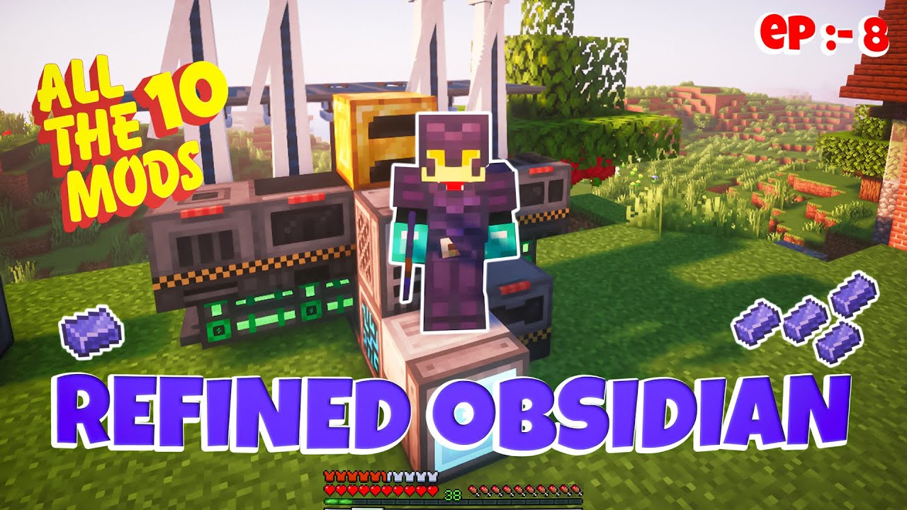 The Secret to Crafting High Quality Refined Obsidian ! #allthemods10 # ...