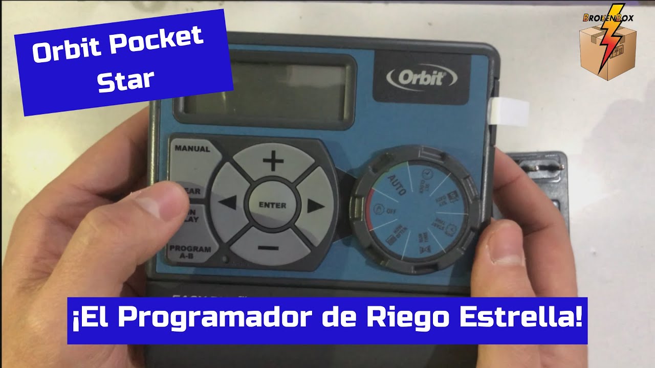 Orbit Pocket Star Ultima Programador de Riego. Unboxing Español - YouTube