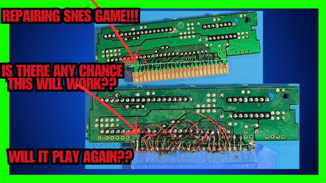 DESTROYED SNES GAME! CAN WE SAVE MADDEN?? - YouTube