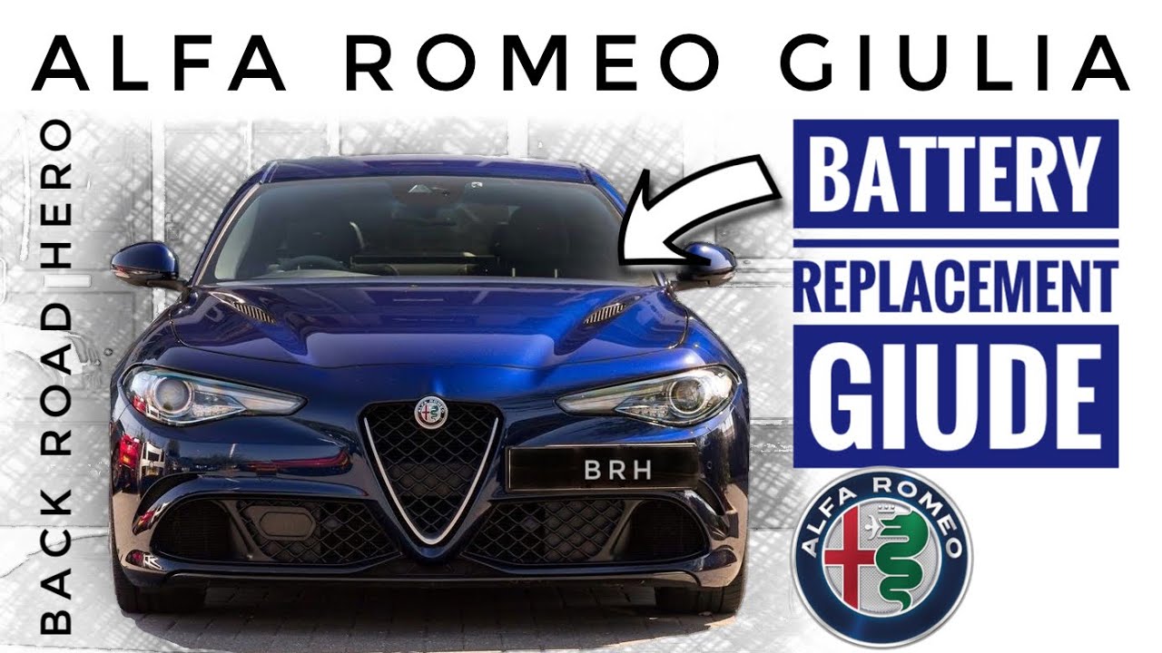 🍀 Alfa Romeo Giulia Battery Replacement 🍀 - YouTube
