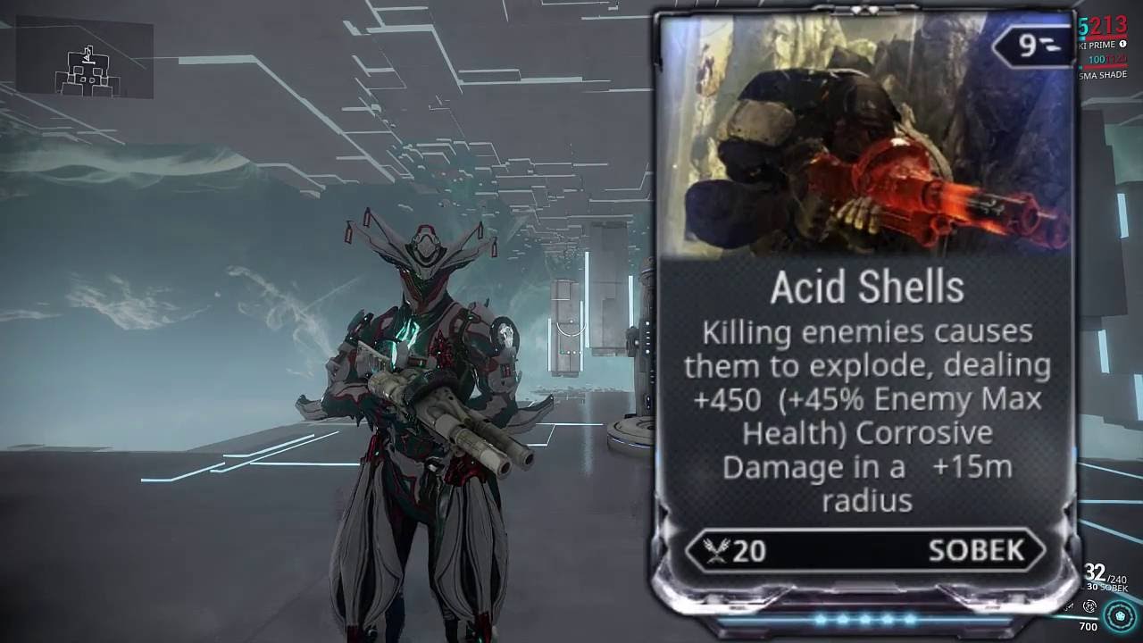 Warframe ITA | Mod ACID SHELLS | SOBEK | Operazione Rathuum | - YouTube