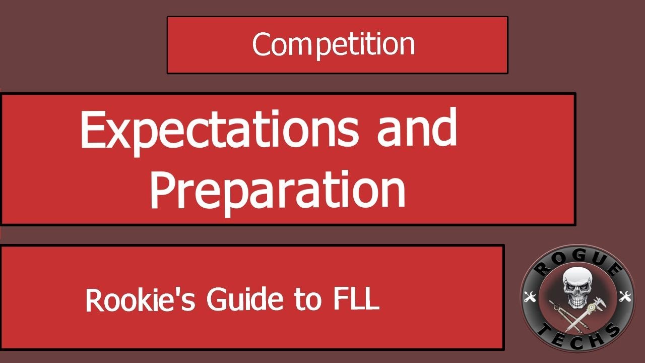 Rookie's Guide to FLL | Competition | Expectations and Preparation ...