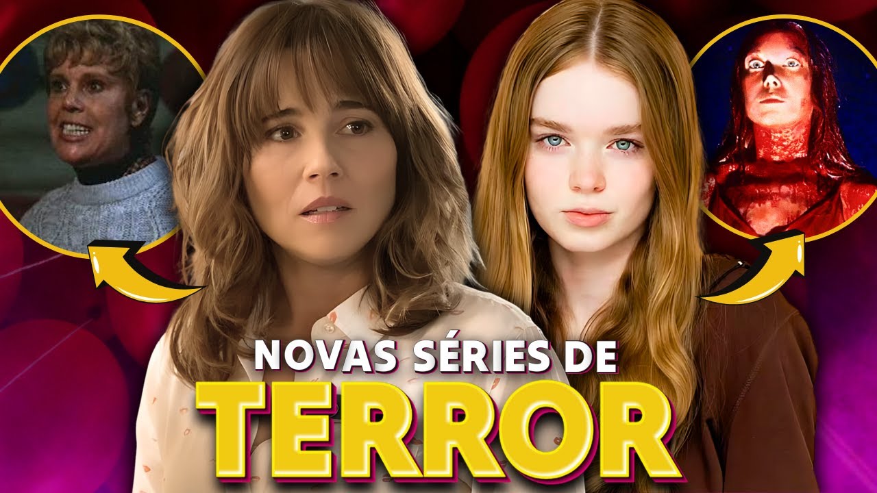 NOVIDADES das SÉRIES de Terror WELCOME TO DERRY, CRYSTAL LAKE e CARRIE ...