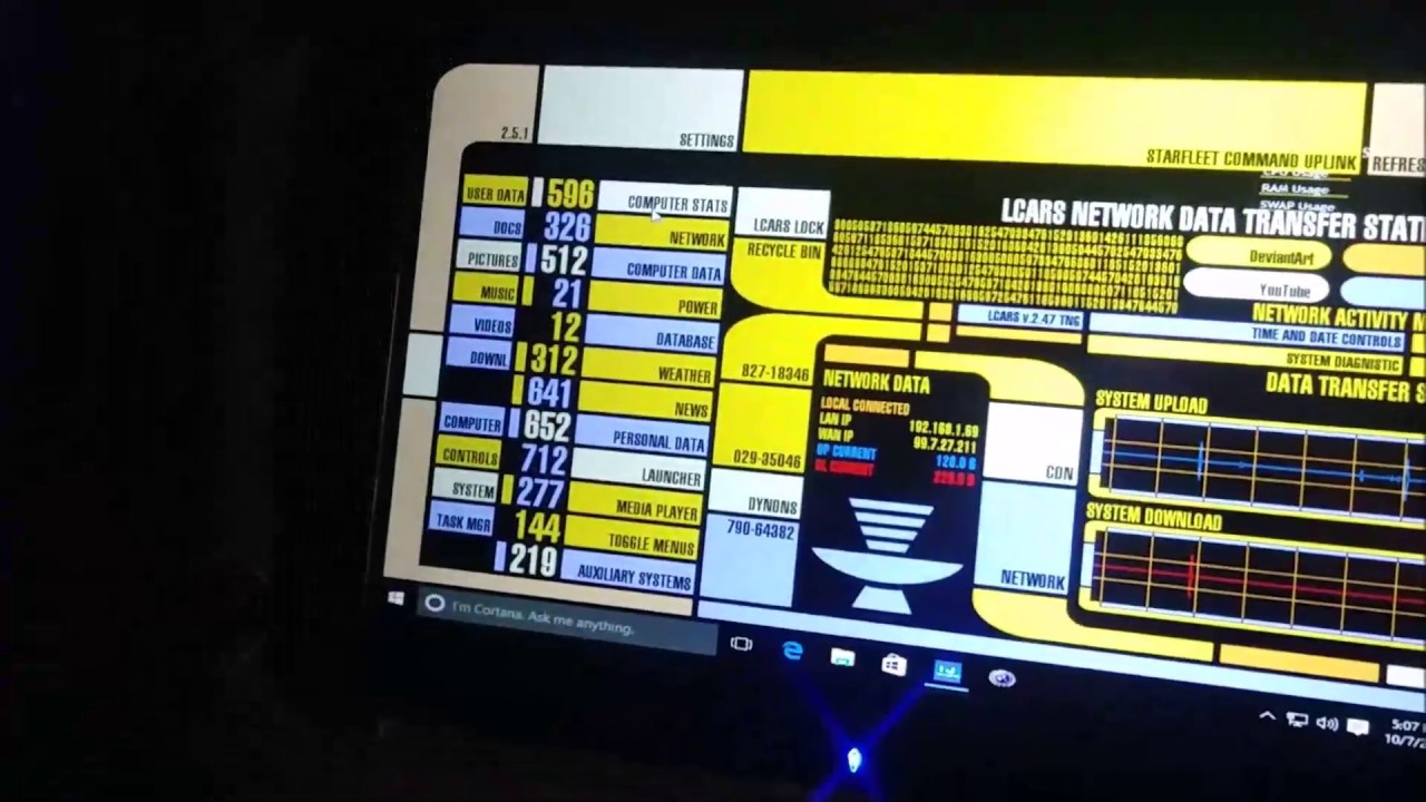 Star Trek Computer Smarthouse Interface - By Indy Jarvis Talking Cars ...