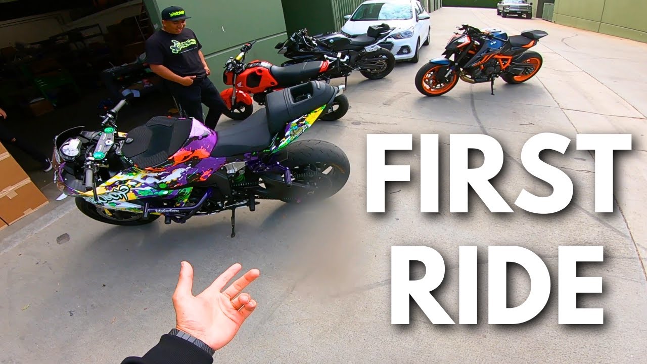 Riding All Stunt Bikes! (636, R7, GROM) - YouTube