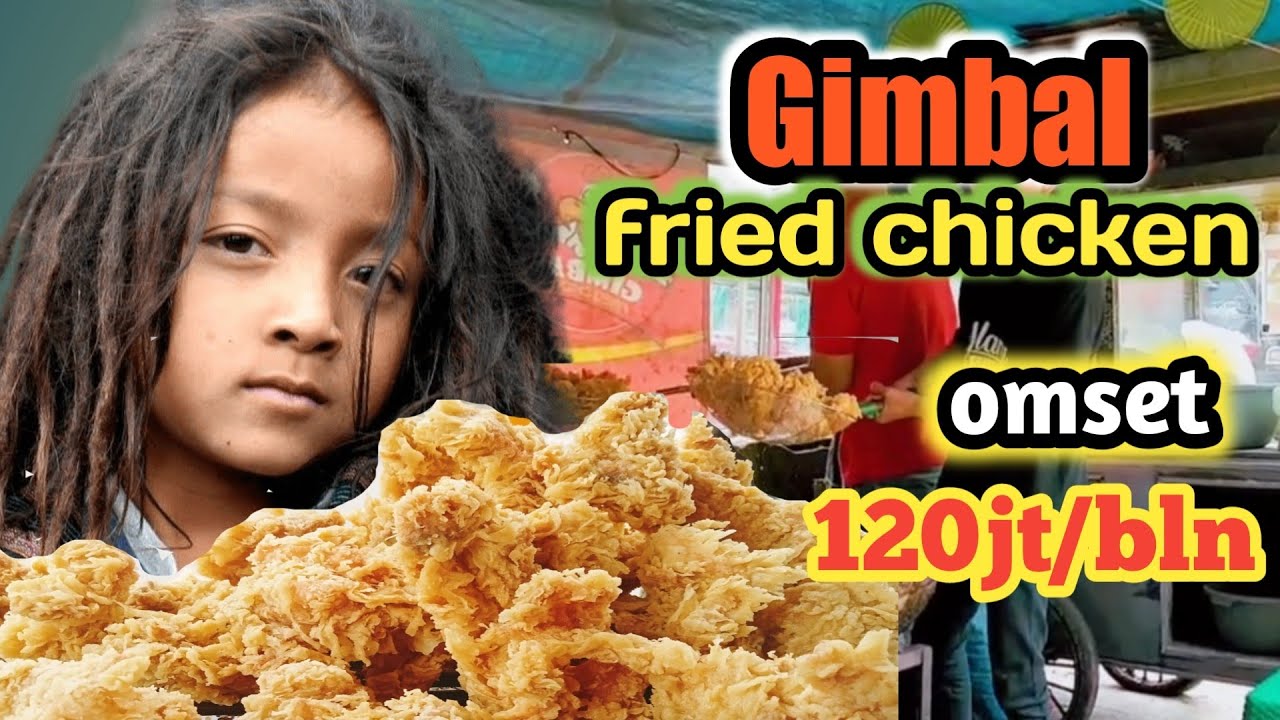 omset bikin geleng geleng||ide jualan ayam crispy||gimbal fried chicken ...