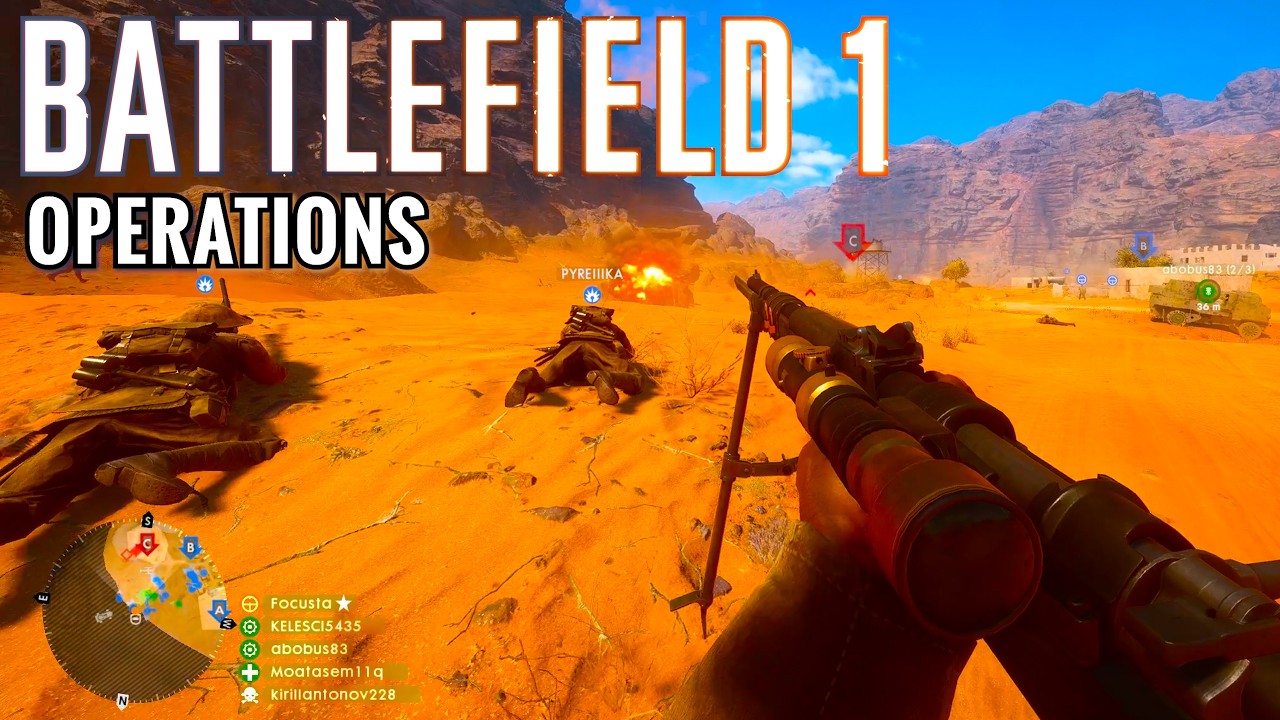 Battlefield 1: Operations Gameplay 34-2 K/D (No Commentary) - YouTube