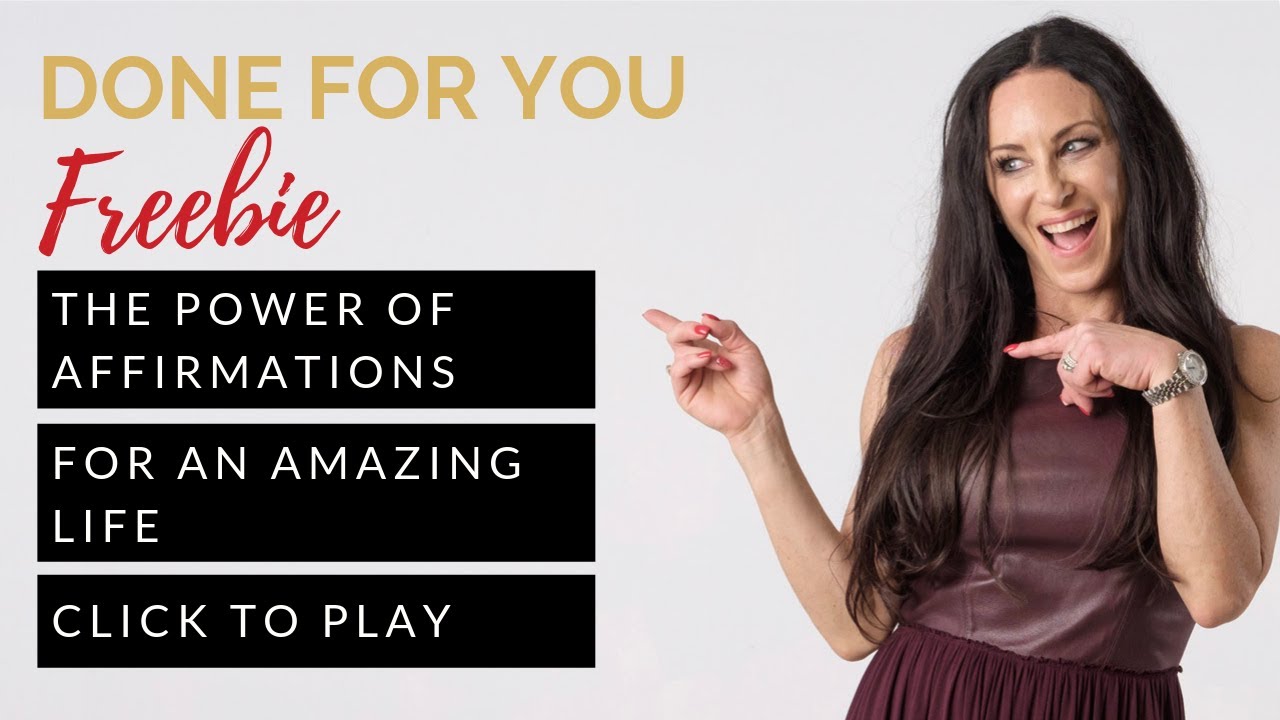 Done For You Freebie:The Power of Affirmations for an amazing life for ...