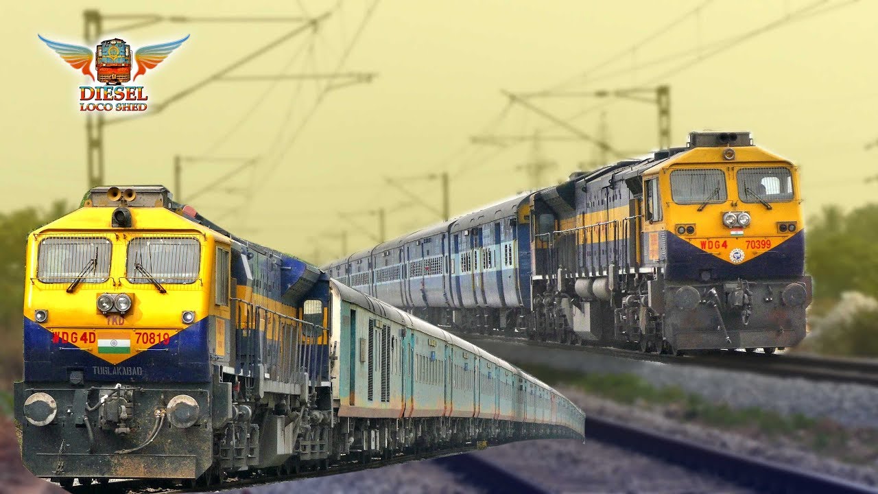 The WDG 4D Locomotives !! Indian Railways - YouTube