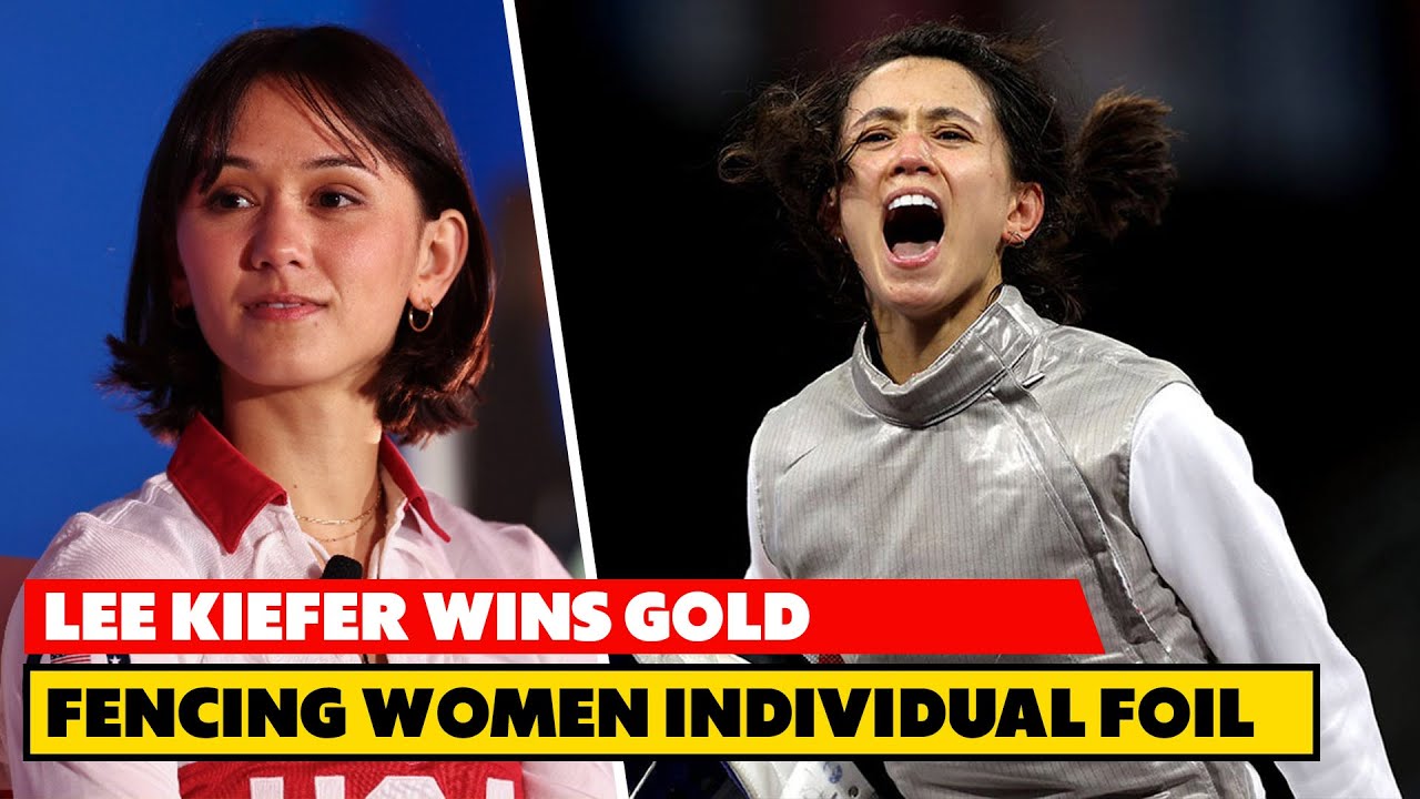 USA's Lee Kiefer Wins Gold - Fencing Women's Individual Foil - Olympic ...
