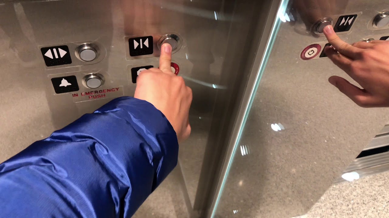 Schindler PORT traction elevators @ Beverly Center in Los Angeles ...