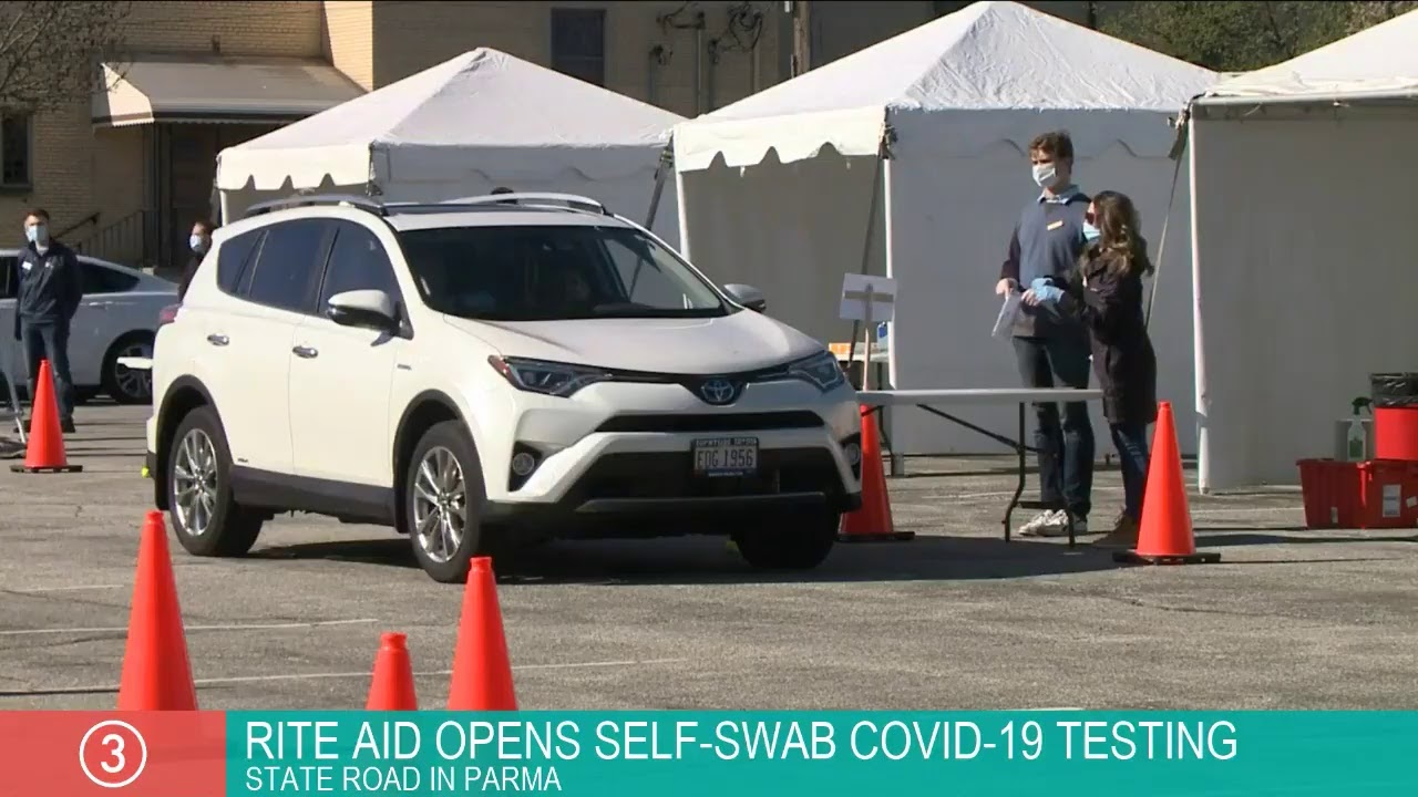 Rite Aid opens self-swab coronavirus testing site in Parma - YouTube