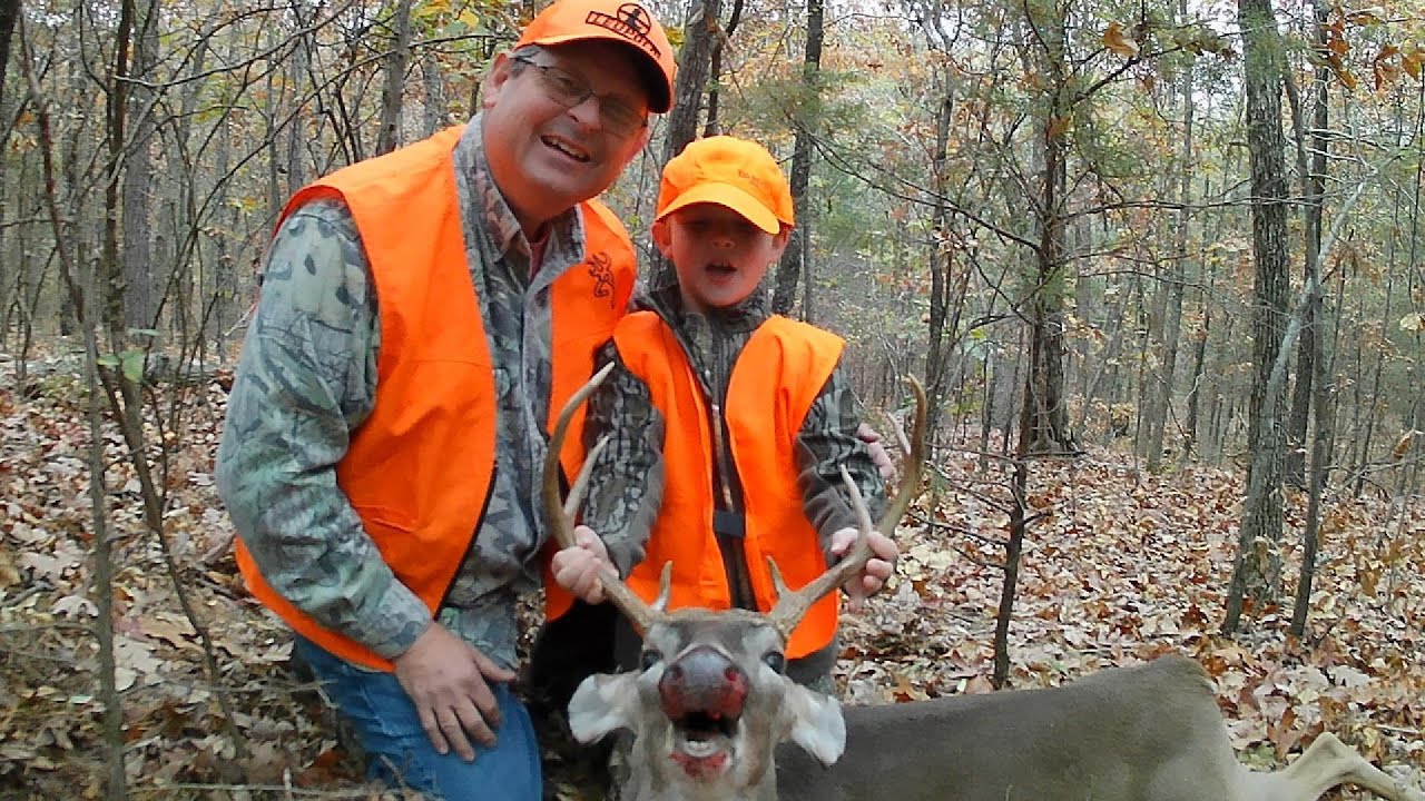 Big Seven Point Hits the Ground on Youth Hunt | First Deer Hunt ...