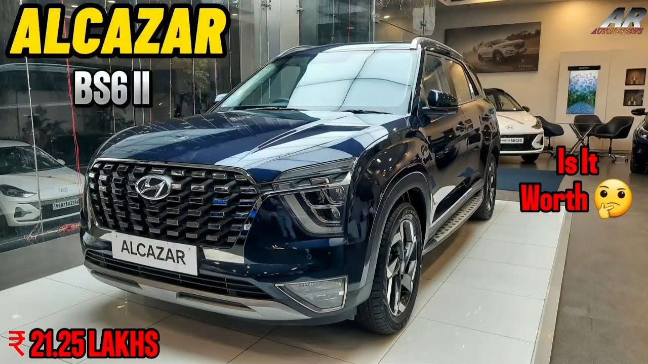2023 Hyundai Alcazar Signature(O) Diesel Automatic ~ BS6 II ~ Detailed ...