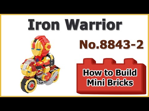 How to Build Mini Blocks Iron Warrior No.8843-2 Review Instructions Specifications